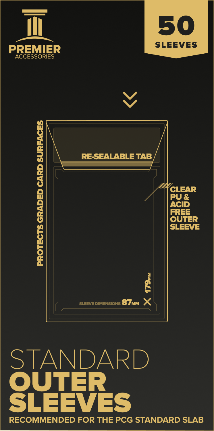 Standard Outer Sleeves – Premier Card Grading NZ